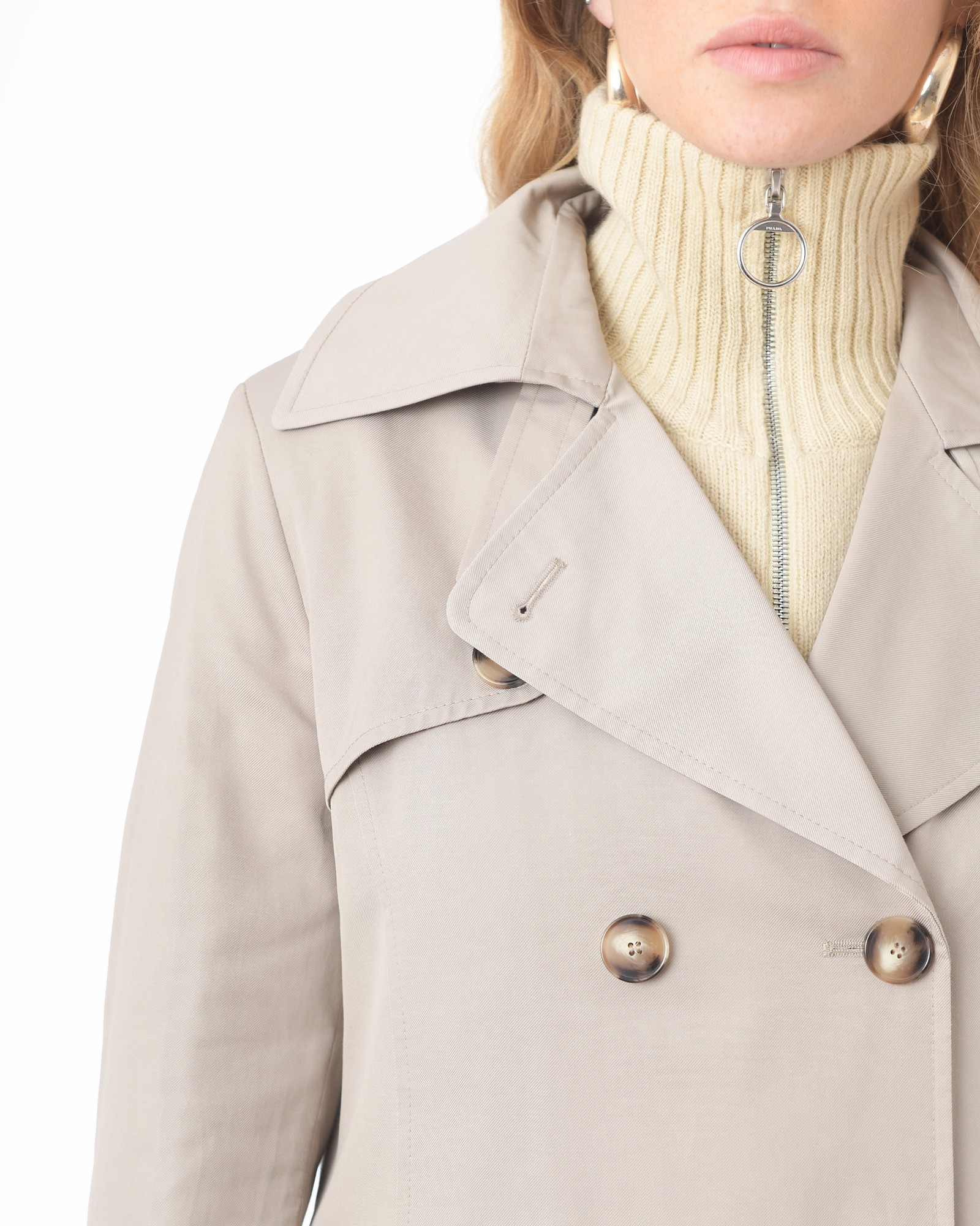 Trench long double boutonnage Nora Gay - Manteaux Femme | La Piscine ...