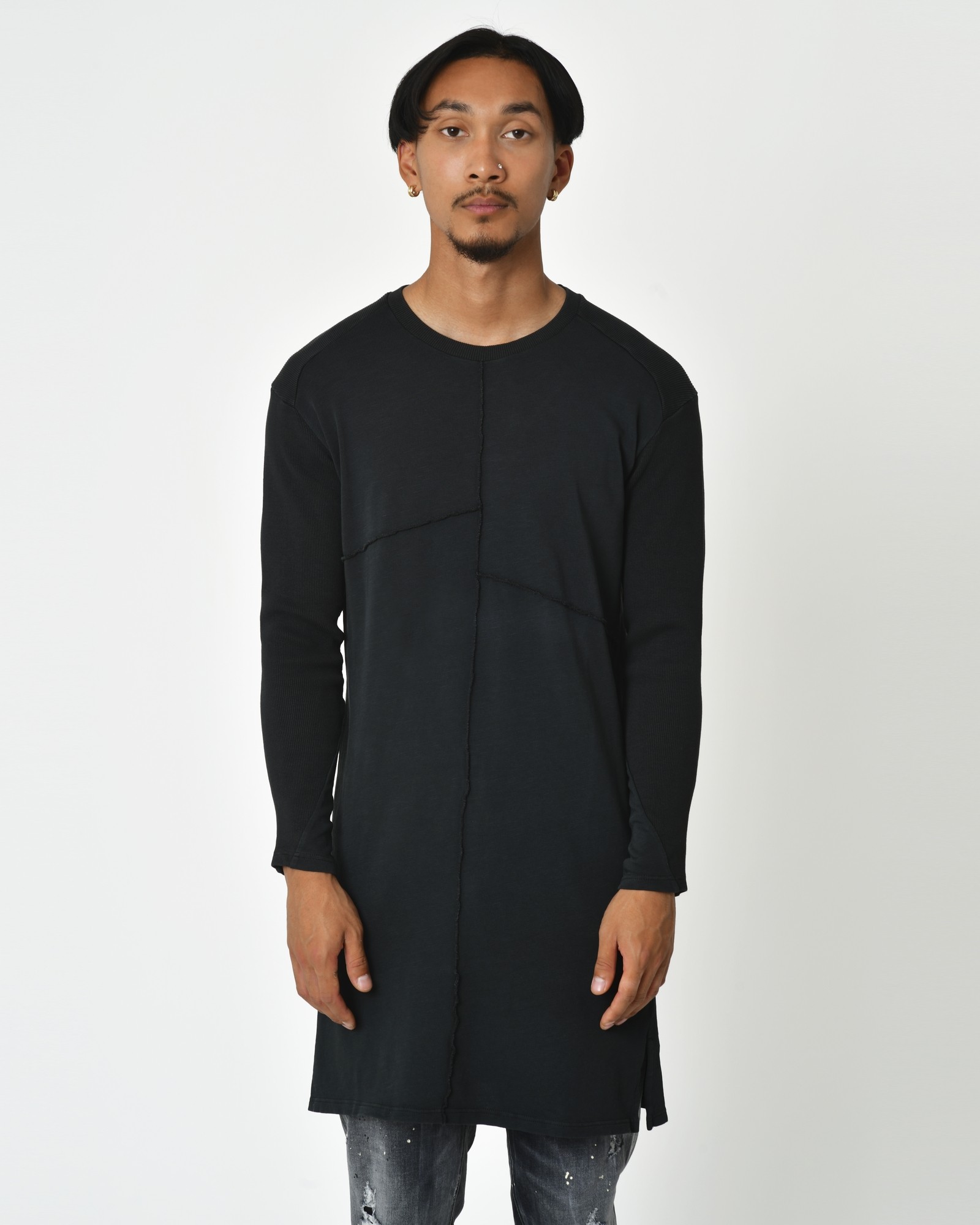 Pull long en coton La Haine Inside - Pulls & Gilets Homme | La Piscine ...