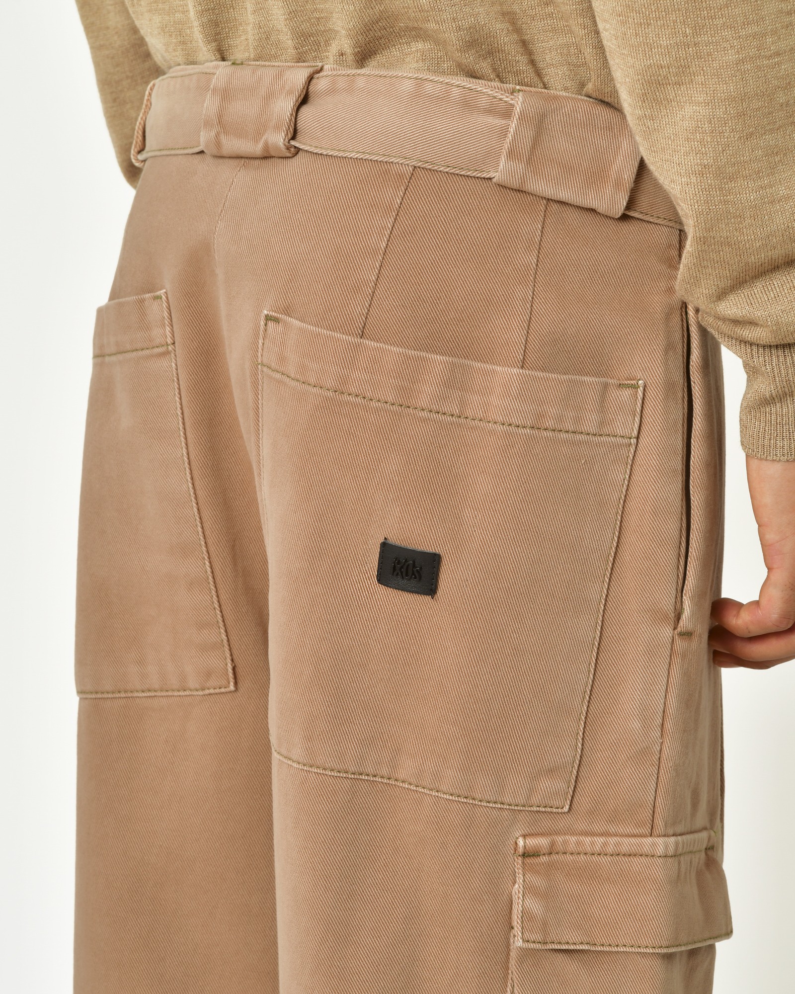 Pantalon cargo camel taille basse Ixos - Pantalons Homme | La Piscine ...