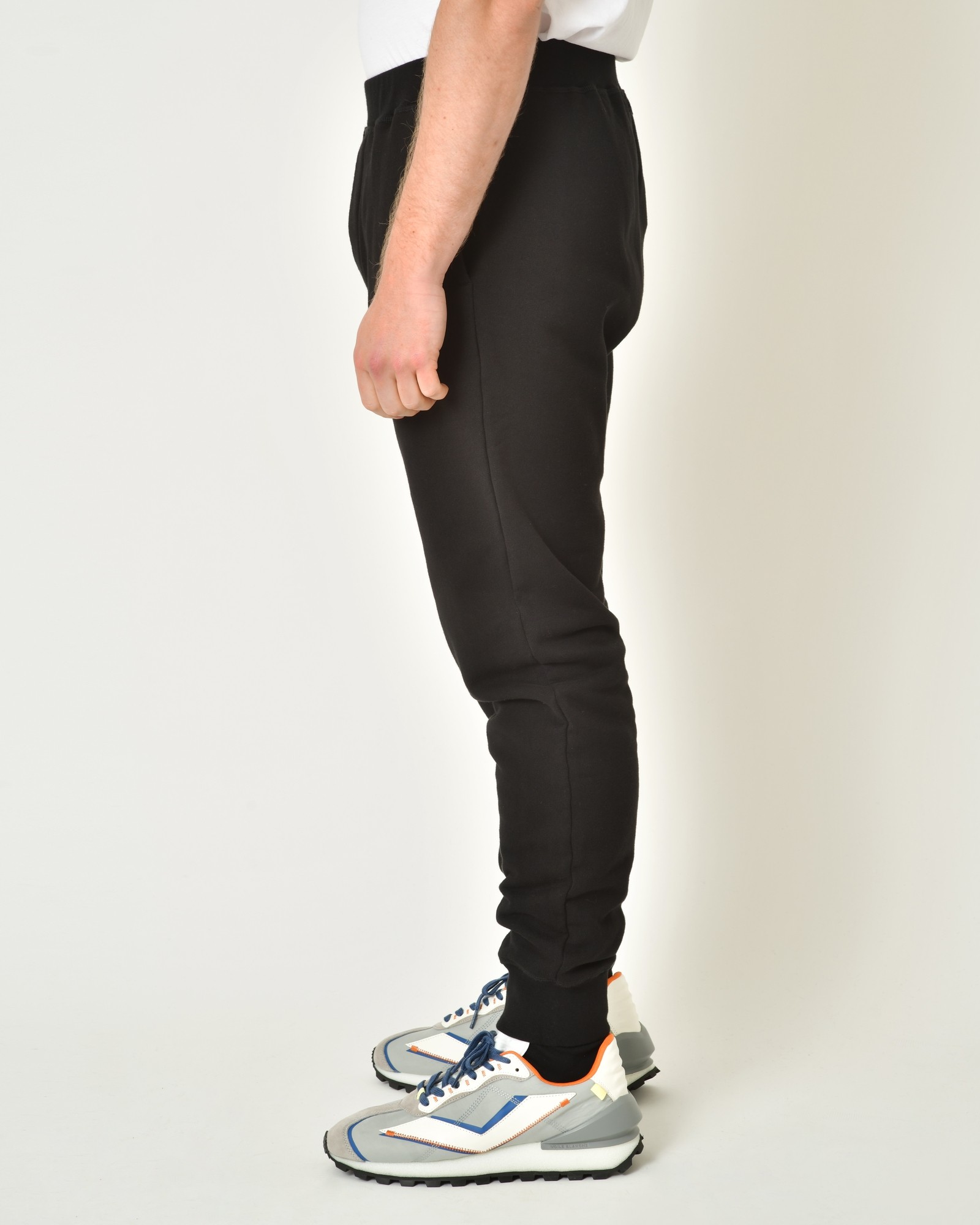 Pantalon jogging en coton noir Dsquared2 - Pantalons Homme | La Piscine ...
