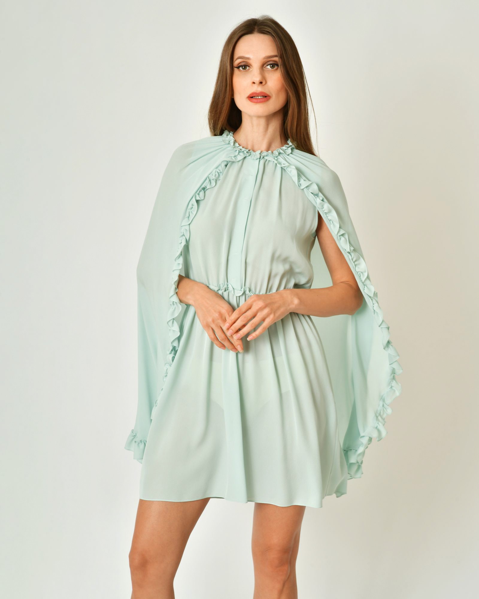 Robe en soie avec cape Dice Kayek - Robes | La Piscine Paris, Outlet Store