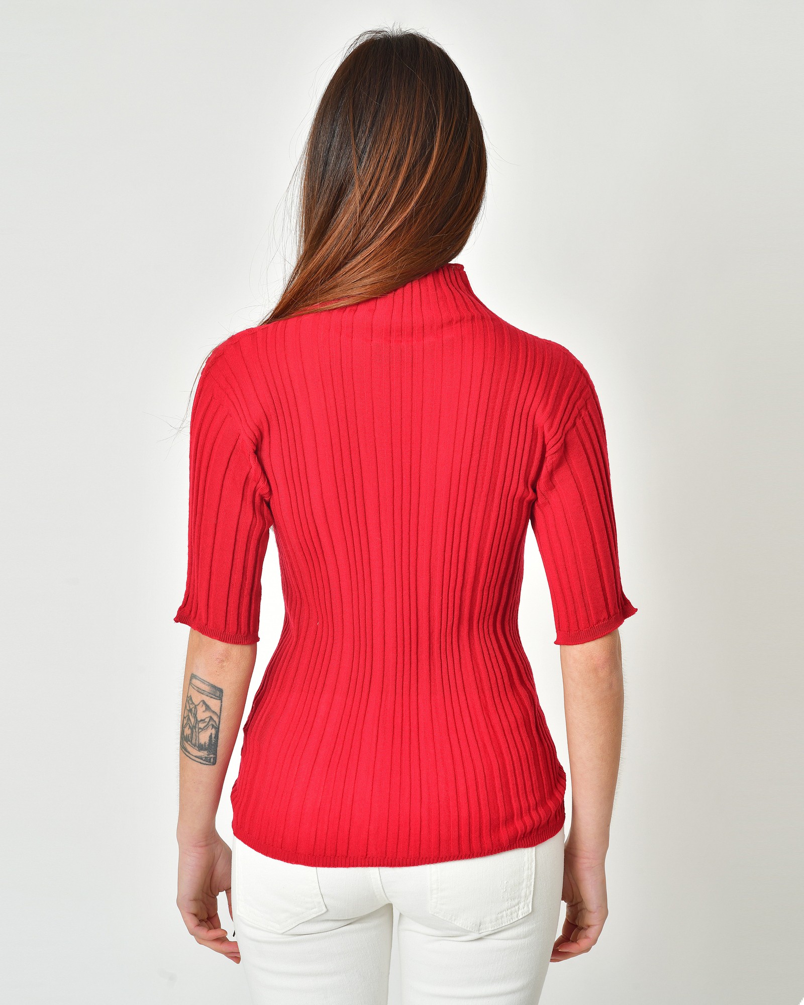 Pull en laine côtelé Malloni - Hauts Femme | La Piscine Paris, Outlet Store