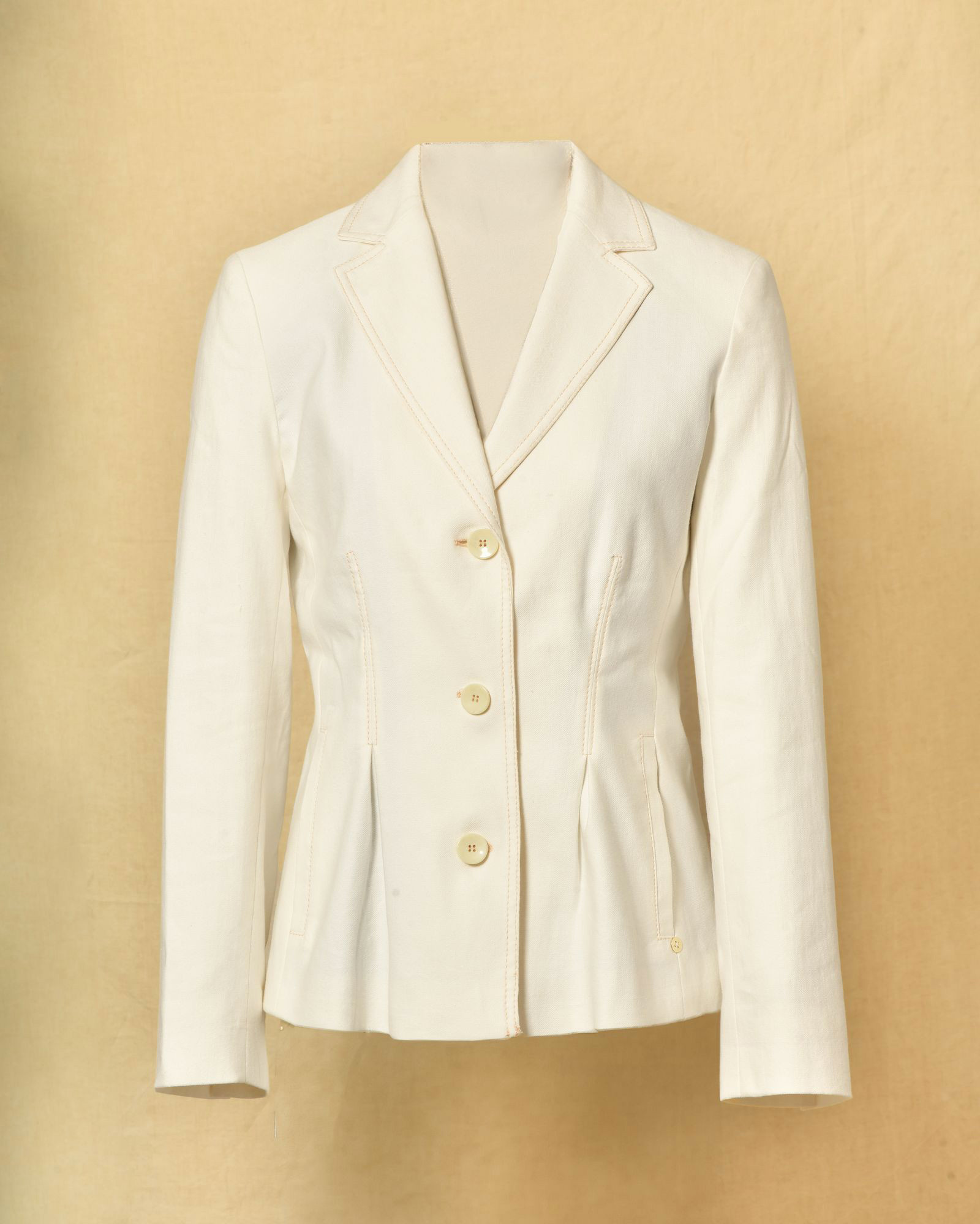 Veste en laine beige Lorena Antoniazzi